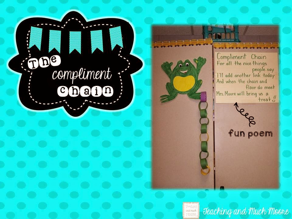 Bright Ideas Blog Hop * Compliment Chain * - Teaching & Much Moore