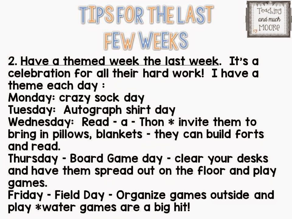 5 Sanity Savers for the end of the school year - Teaching & Much Moore