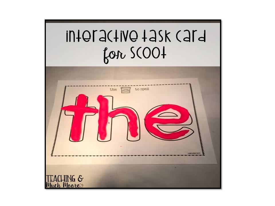 Interactive Task Cards for Scoot - Teaching & Much Moore
