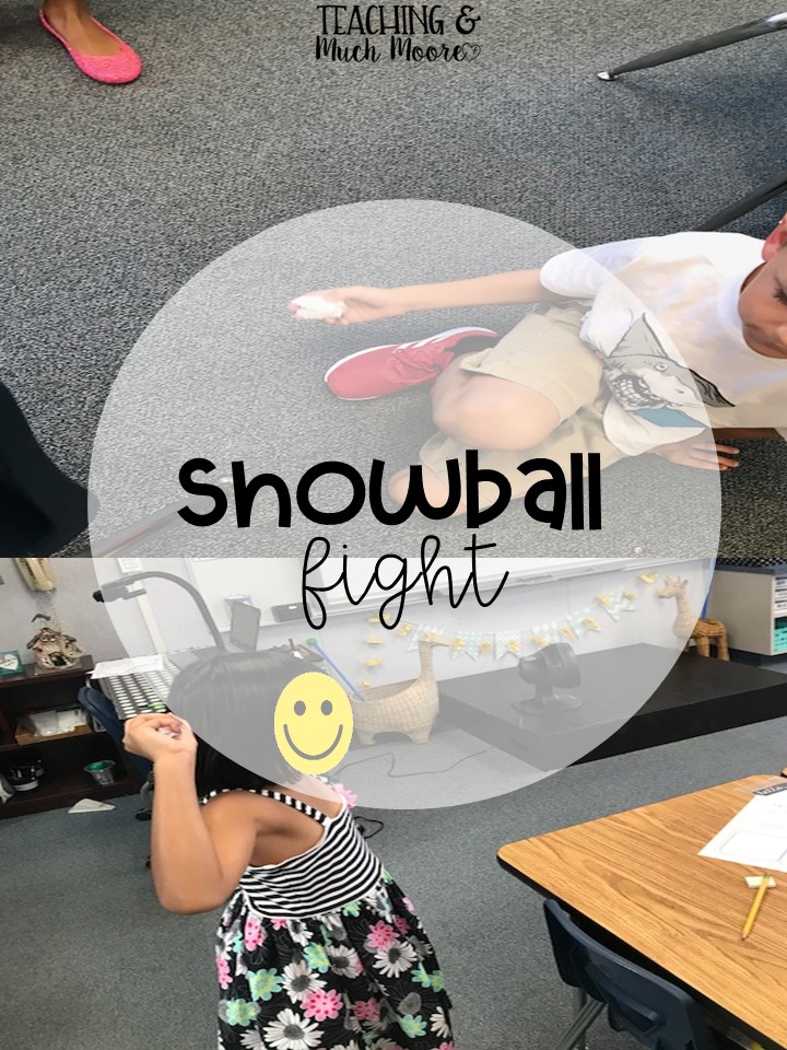 Get to know you Snowball Fight - Teaching & Much Moore