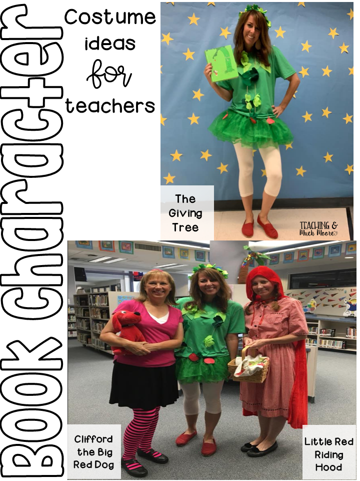 Halloween Book Character Costume Ideas for Teachers - Teaching & Much Moore