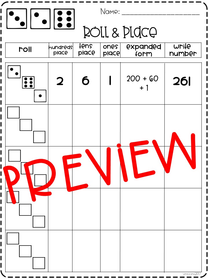 Math and Dice hands on activities - Teaching & Much Moore