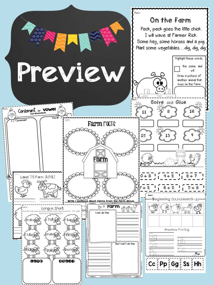Farm Art and Activities for the Classroom - Teaching & Much Moore