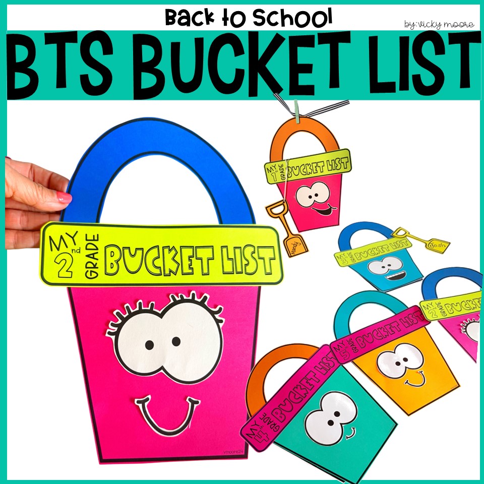 🌟 Back to School Bucket List Craft & Writing Activity for K–5 ...
